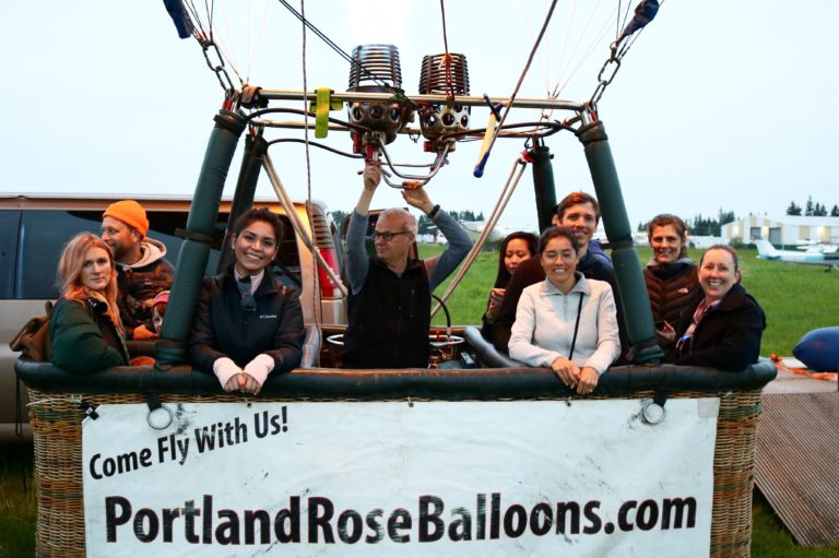 Portland Rose Balloons: Hot Air Balloon - Erika Lily Castro